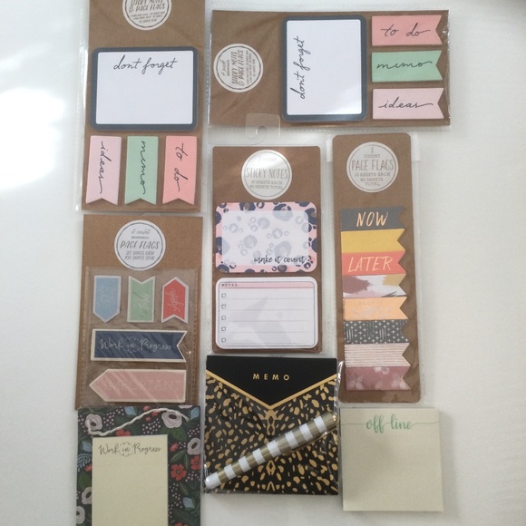 Lady Jayne | Office | Super Cute Stationery Sticky Notes Page Flags And ...